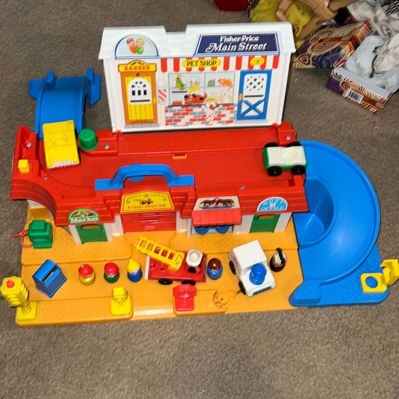 Fisher-Price | Toys | Vintage Fisher Price Little People Main Street ...